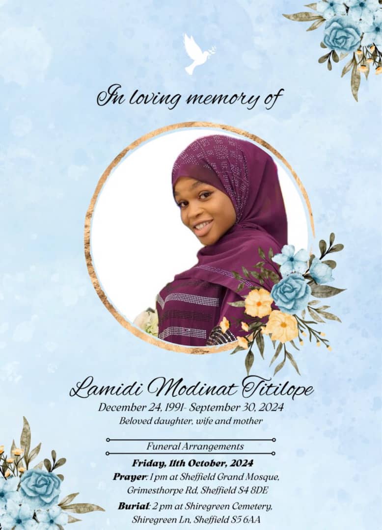 RIP: It is with a heavy heart that we announce the passing of Lamidi ...