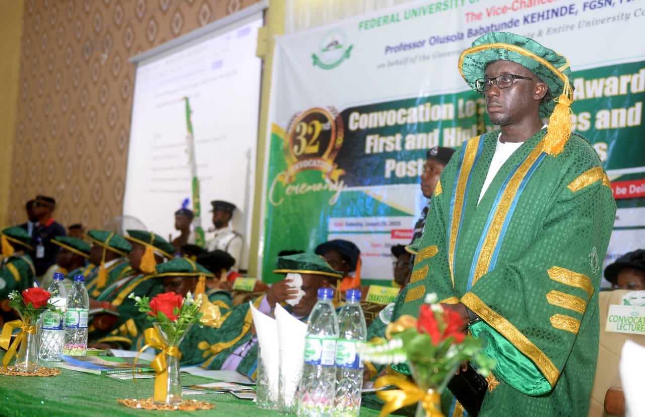 ENHANCING AGRICULTURAL PRODUCTION FOR FOOD SECURITY: AWARD PRESENTATION AT The 32nd Convocation ...