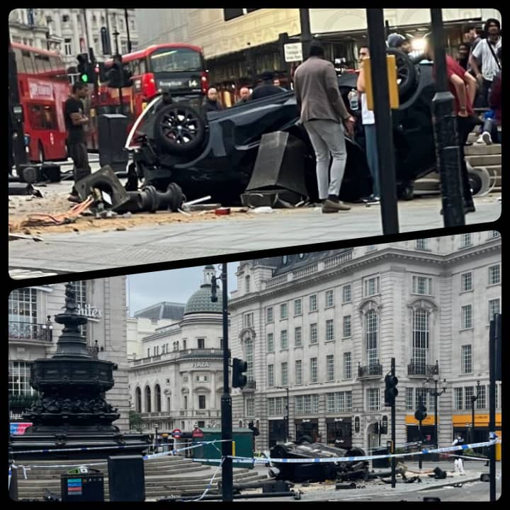 Biggest roundabout in London closed off on a weekend! #piccadillycircus ...