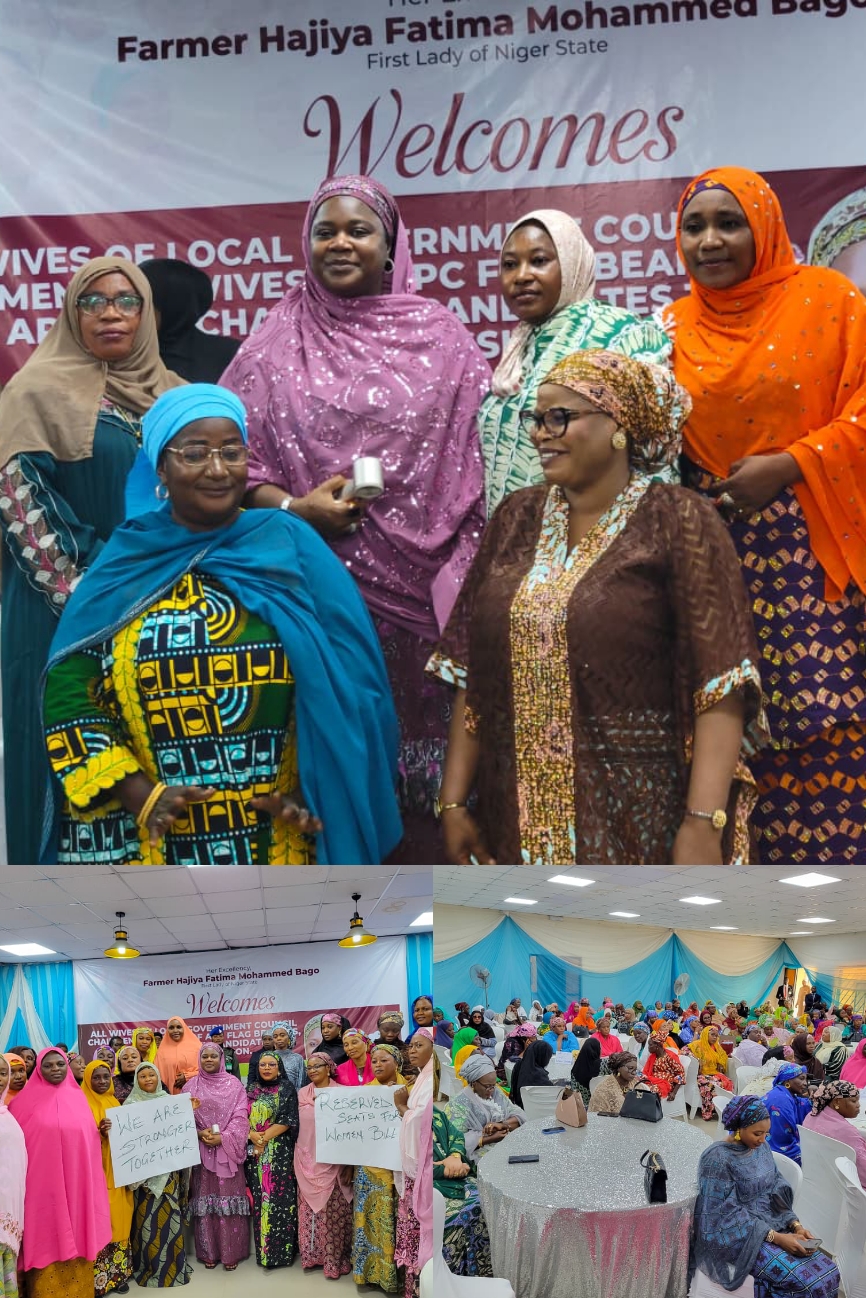 Hajiya Fatima Bago, the first lady of Niger State Harps on Female ...